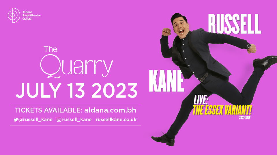 Russell Kane live at The Quarry in Bahrain Tickets, 2023 Comedy Show ...