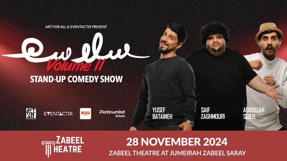 Salaseh Vol.2 Stand Up Arabic Comedy at Zabeel Theatre in Dubai Tickets ...
