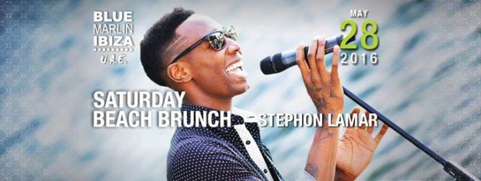 Saturday Beach Brunch with Stephon Lamar at Blue Marlin Ibiza UAE ...