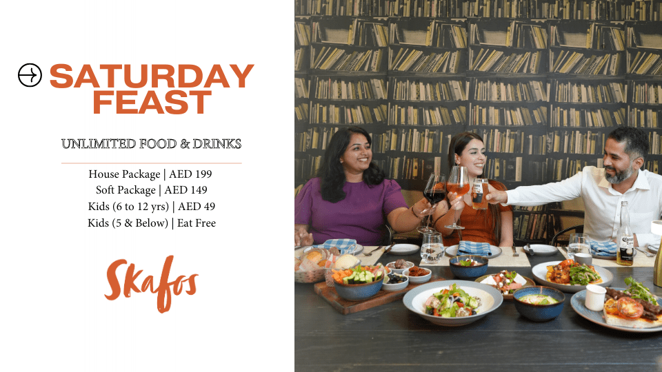 Saturday Feast at Skafos in Dubai Tickets, 2024 Dining Experience ...