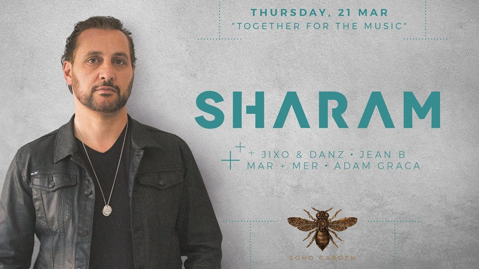 Sharam in Soho Garden. Thursday 21st March - Platinumlist.net
