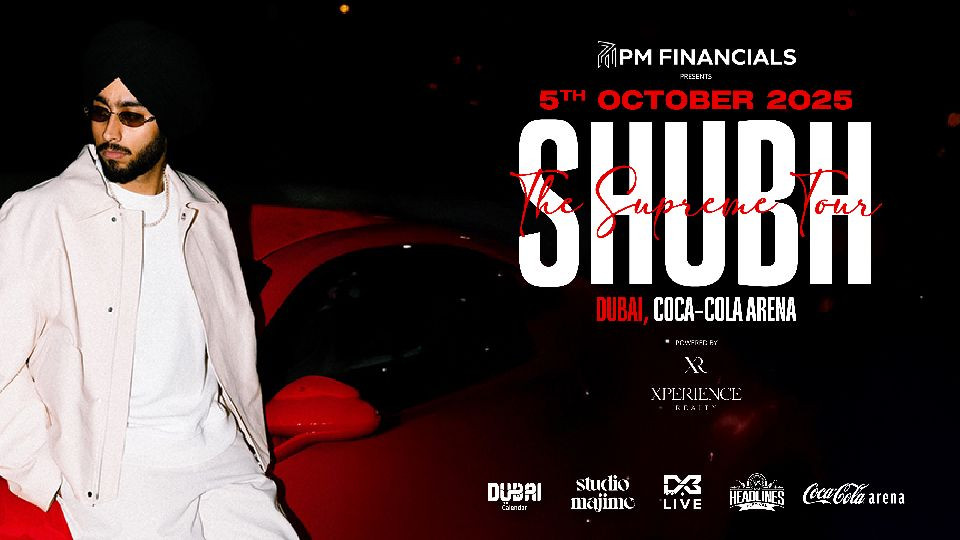 Shubh - The Supreme Tour in Dubai - Platinumlist.net