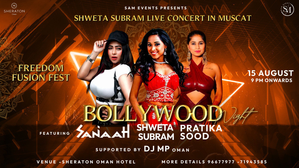 Shweta Subram (Freedom-Fusion-Fest) in Muscat Tickets, 2024 Concert - Platinumlist.net