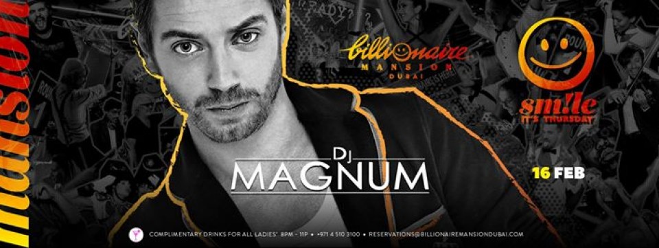 Sm!le It's Thursday featuring Dj Magnum 16.02 - Platinumlist.net