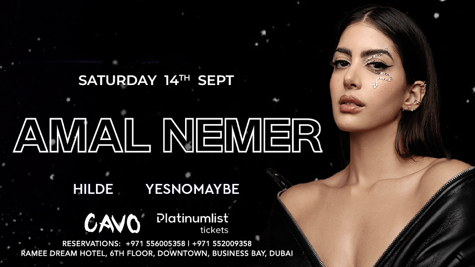 Soul of Cavo presents Amal Nemer in Dubai - Platinumlist.net