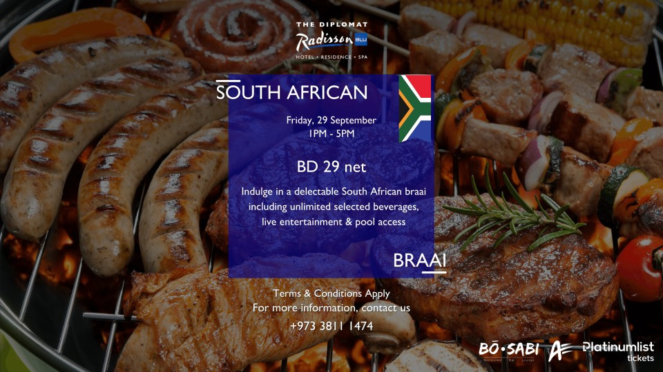 South African Braai in Manama, Bahrain - Platinumlist.net