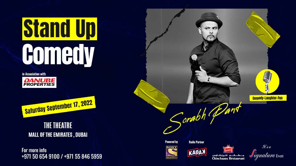 Stand Up Comedy by Sorabh Pant Live Tickets, 2022 - Platinumlist.net
