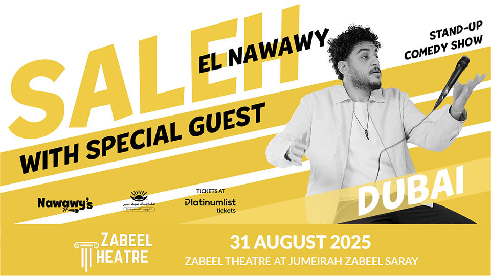 Saleh El Nawawy and Jantee Shaaban in Dubai Tickets, 2025 Stand-Up ...