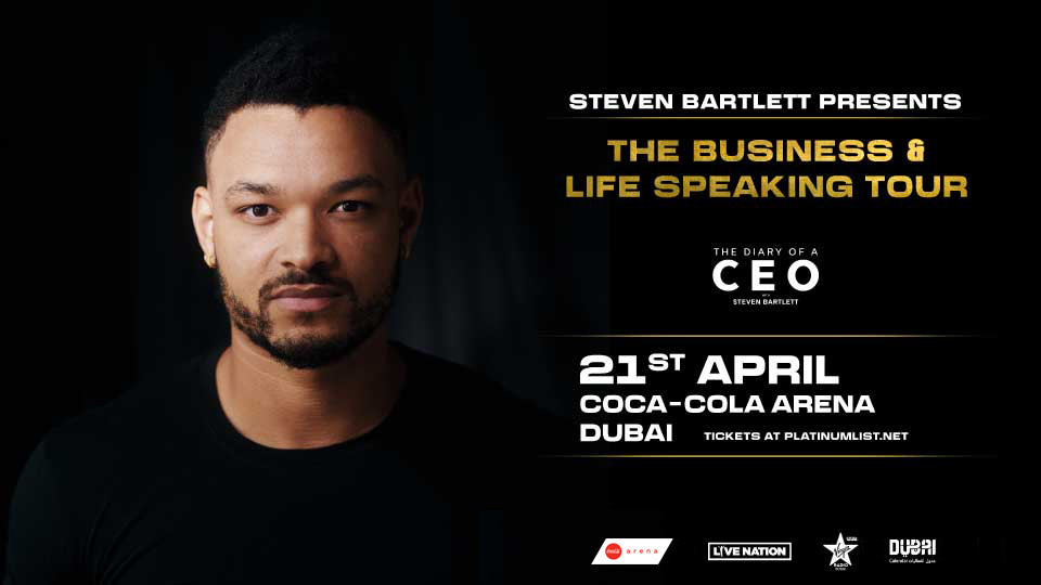 Steven Bartlett Presents: The Business & Life Speaking Tour at Coca ...