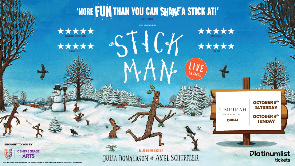 Stick Man Live on Stage at Meyana Theatre, Dubai - Platinumlist.net