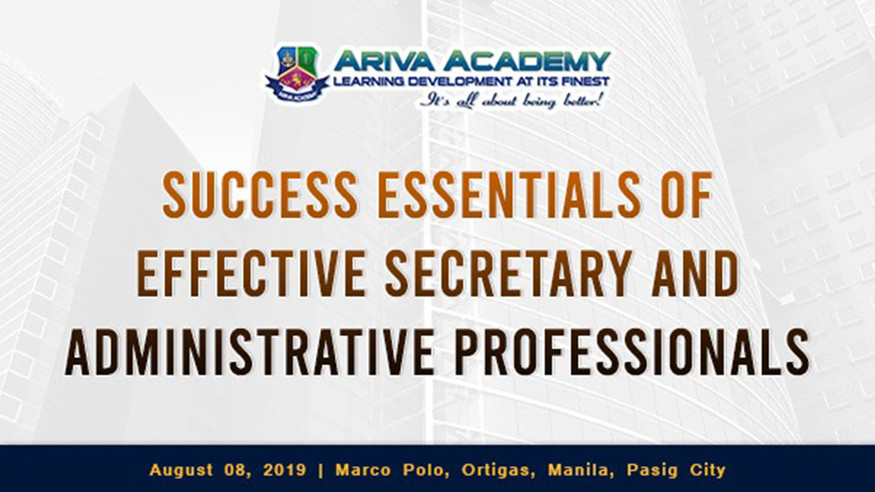 Success Essentials of Effective Secretary and Administrative ...