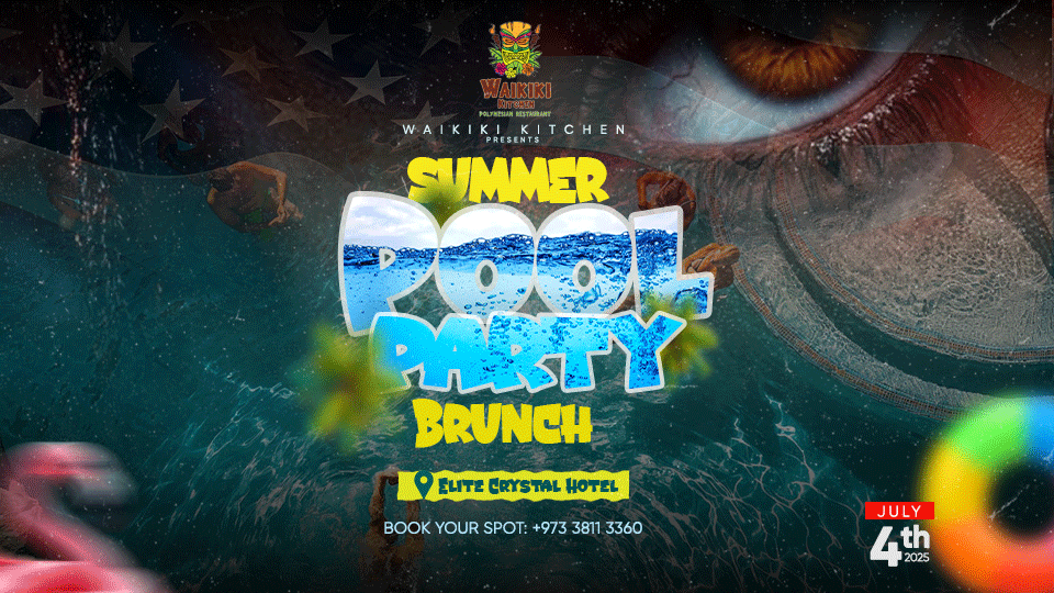 Summer Pool Party Brunch at Wakiki Kitchen - Elite Crystal Hotel in ...