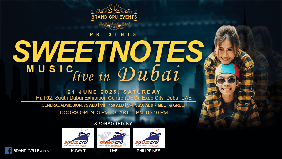 Sweetnotes Music Concert in Dubai Tickets, 2025 - Platinumlist.net