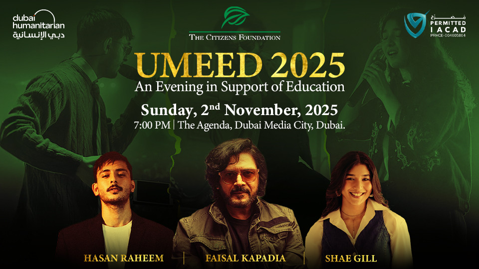 TCF Umeed 2025 at The Agenda in Dubai Tickets, Live Concert - Platinumlist.net