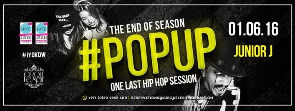 The end of season POPUP - One last HIP HOP session - Platinumlist.net