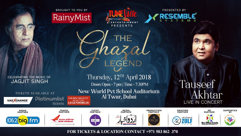 The Ghazal Legend - Platinumlist.net