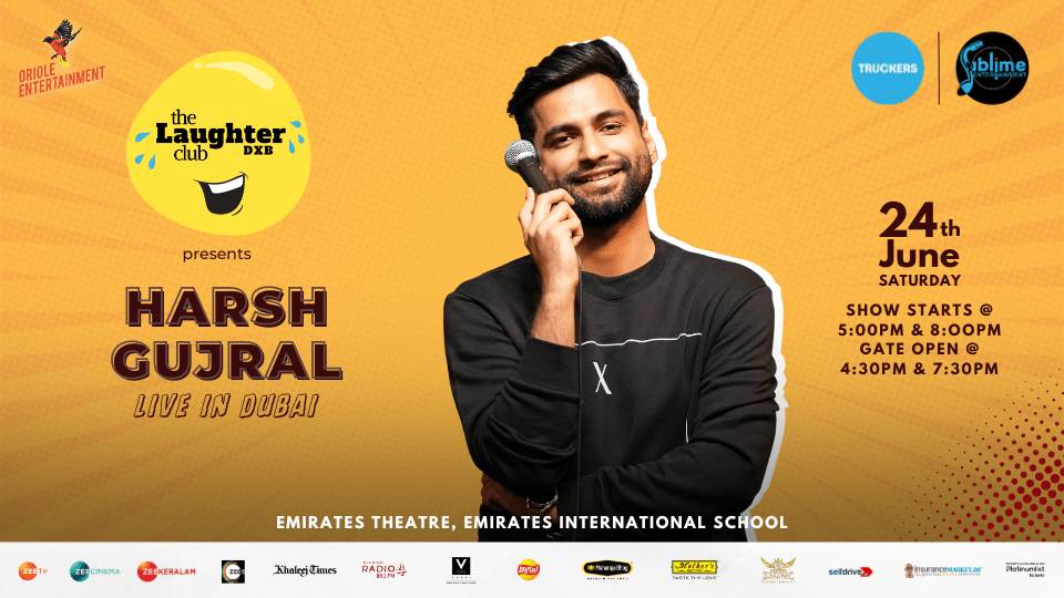 The Laughter Club DXB Featuring Harsh Gujral in Dubai Tickets, 2023 ...