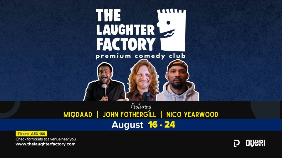 The Laughter Factory Premium Comedy Club in Dubai and Abu Dhabi Tickets ...