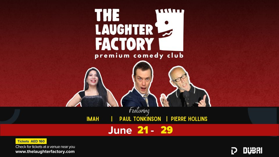 The Laughter Factory Premium Comedy Club in Dubai Tickets, 2024 Show ...