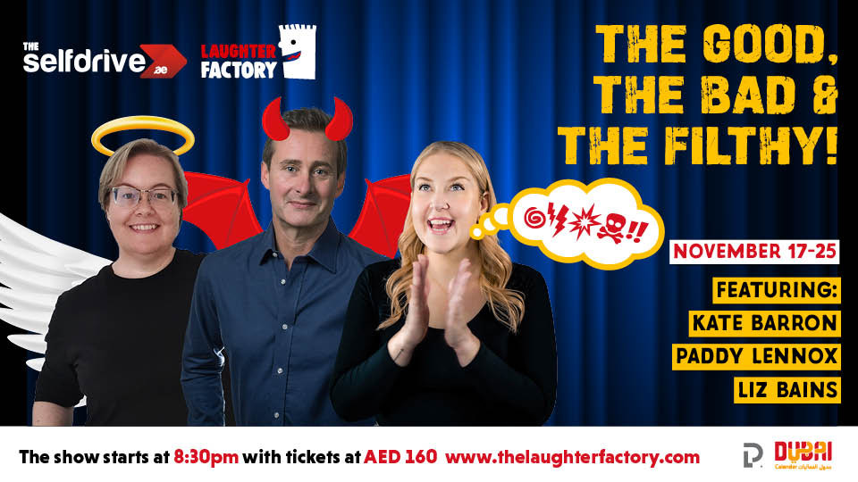 The Selfdrive Laughter Factory presents ’The Good, the Bad and the ...
