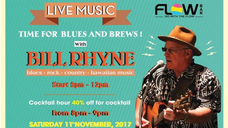 Time for Blue and Brews with BILL RHYNE on Saturday 11th Nov ...