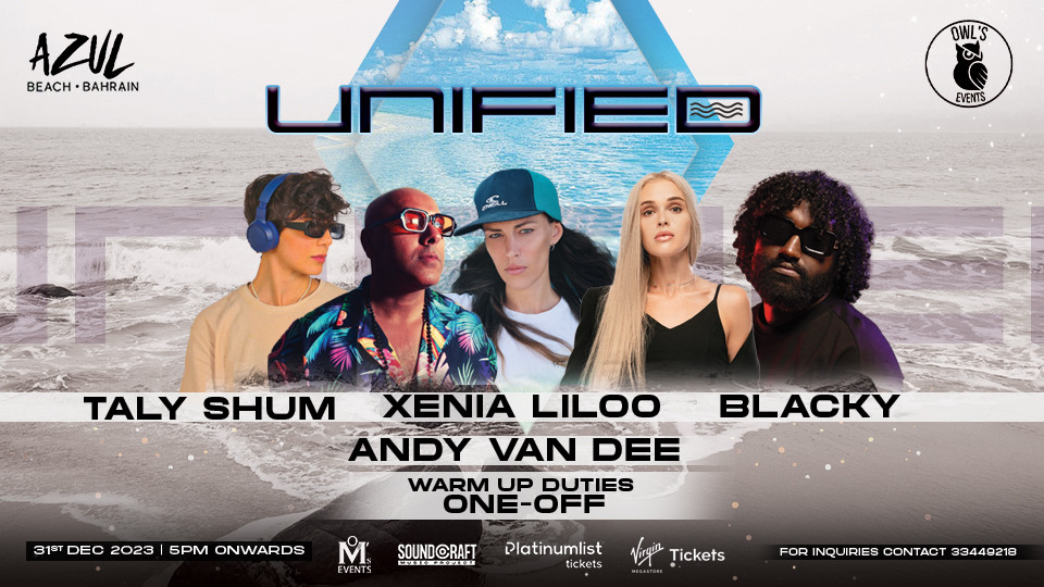 için biletler UNIFIED AT AZUL BEACH BAHRAIN - Platinumlist.net