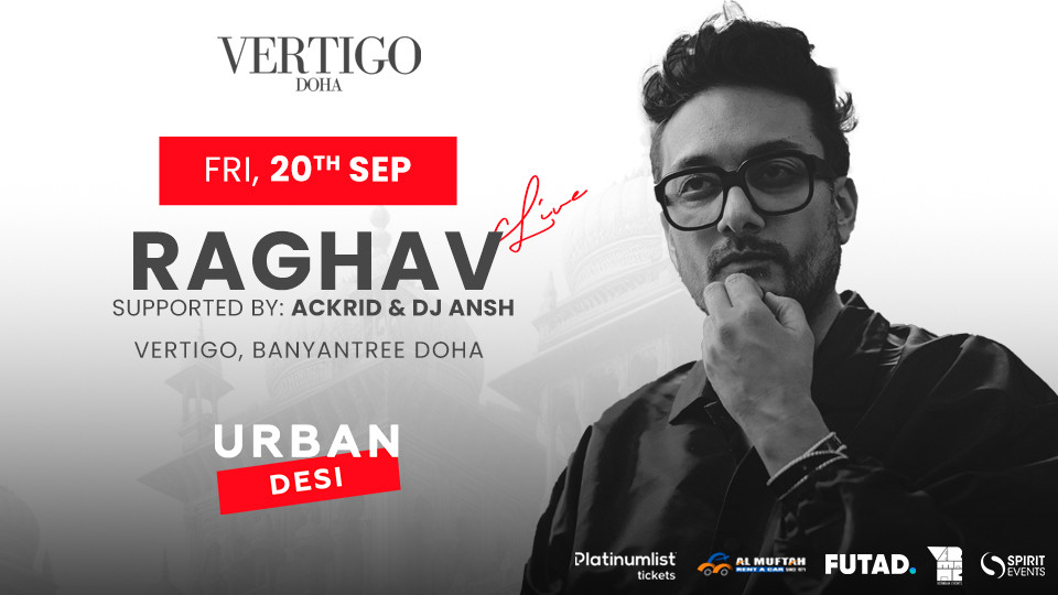 Urban Desi presents Raghav in Doha Tickets, 2024 Live Concert ...