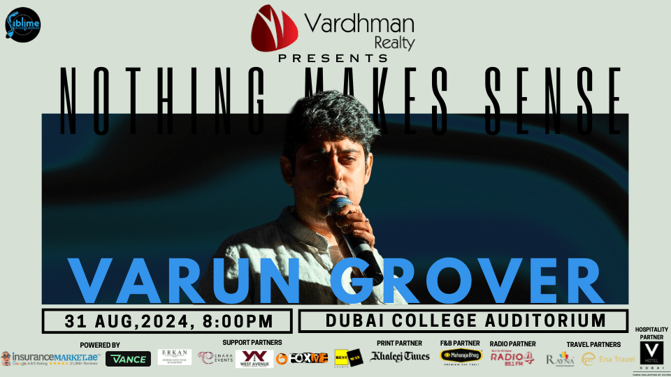 Varun Grover in Dubai Tickets, 2024 Comedy Show - Platinumlist.net