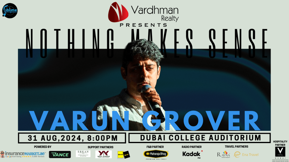 Varun Grover in Dubai Tickets, 2024 Comedy Show - Platinumlist.net