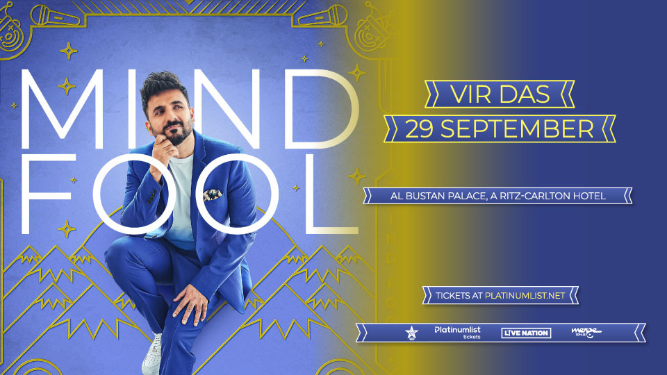Vir Das: Mind Fool in Muscat Tickets, 2023 Comedy Show - Platinumlist.net