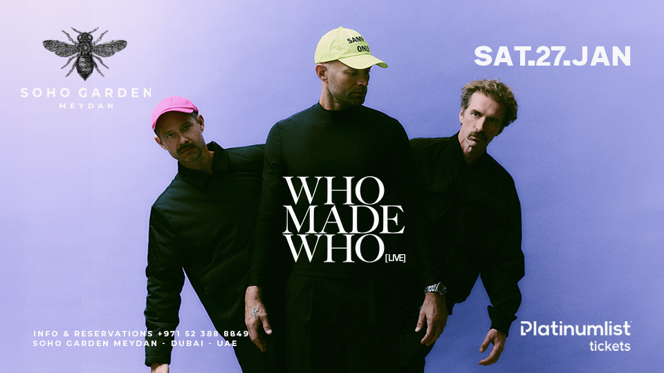 WhoMadeWho in Dubai Tickets, 2024 Electronic Music Festival ...