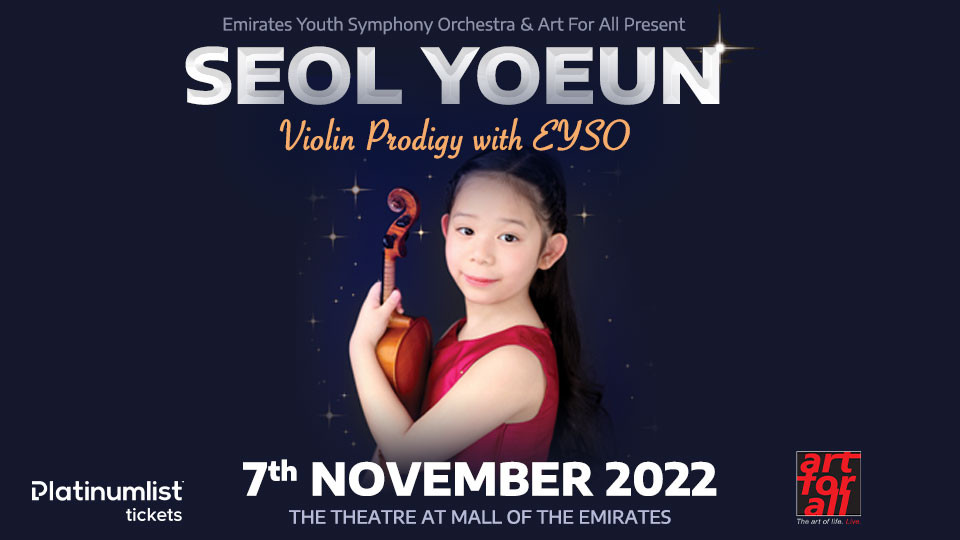 Seol Yoeun with Emirates Youth Symphony Orchestra in Dubai Tickets ...