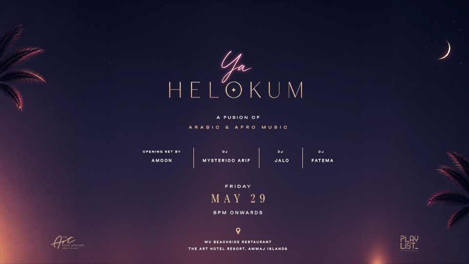 Билеты в Ya Helokum : A full moon Eid party at WU beachside lounge, The ...